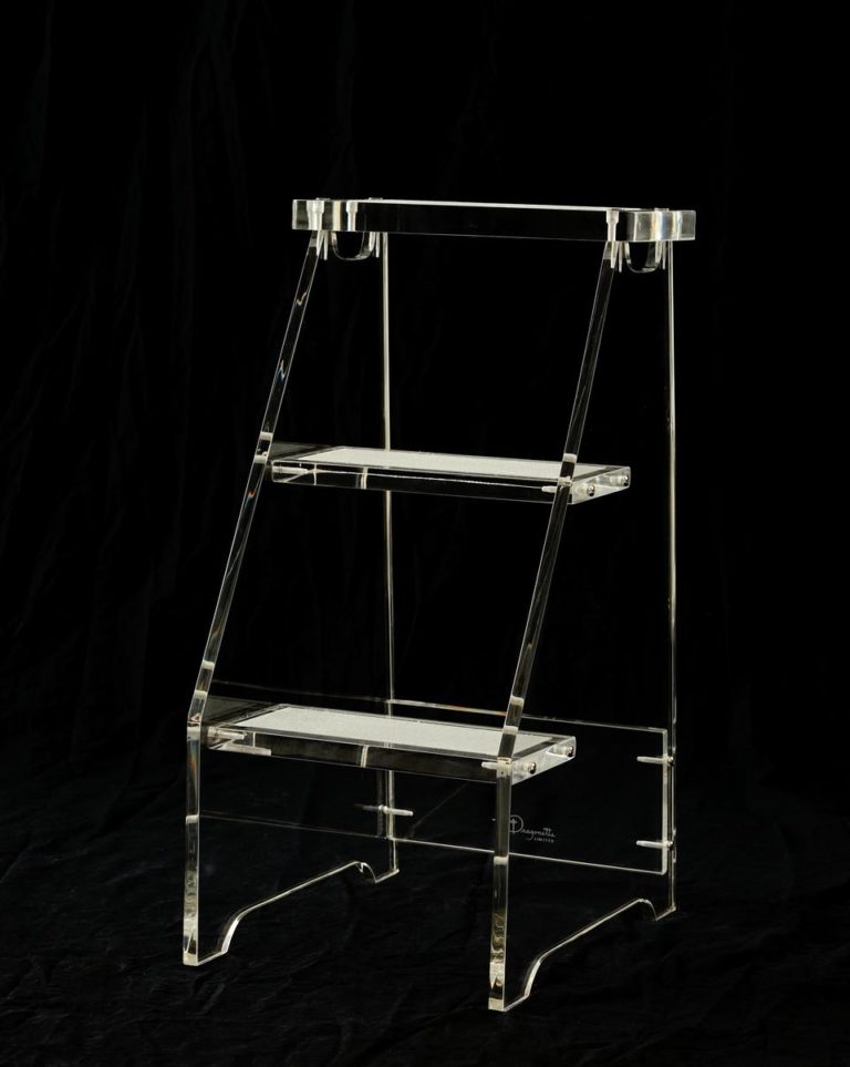 The "Social Climber" Lucite Step Stool - Dragonette Ltd